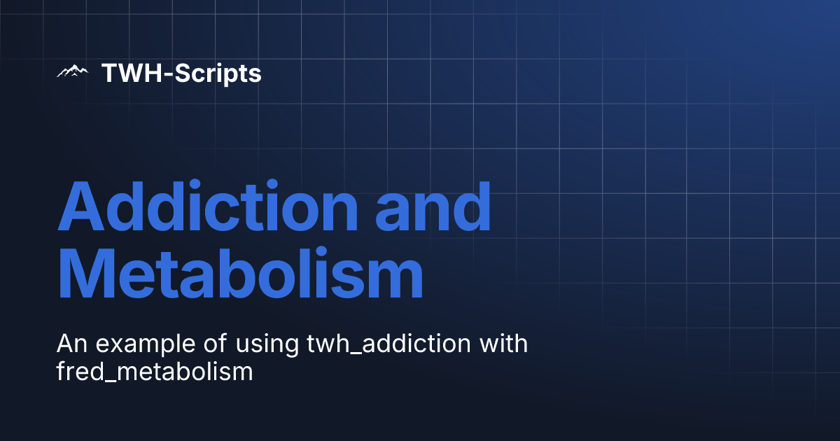 Addiction and Metabolism | TWH-Scripts