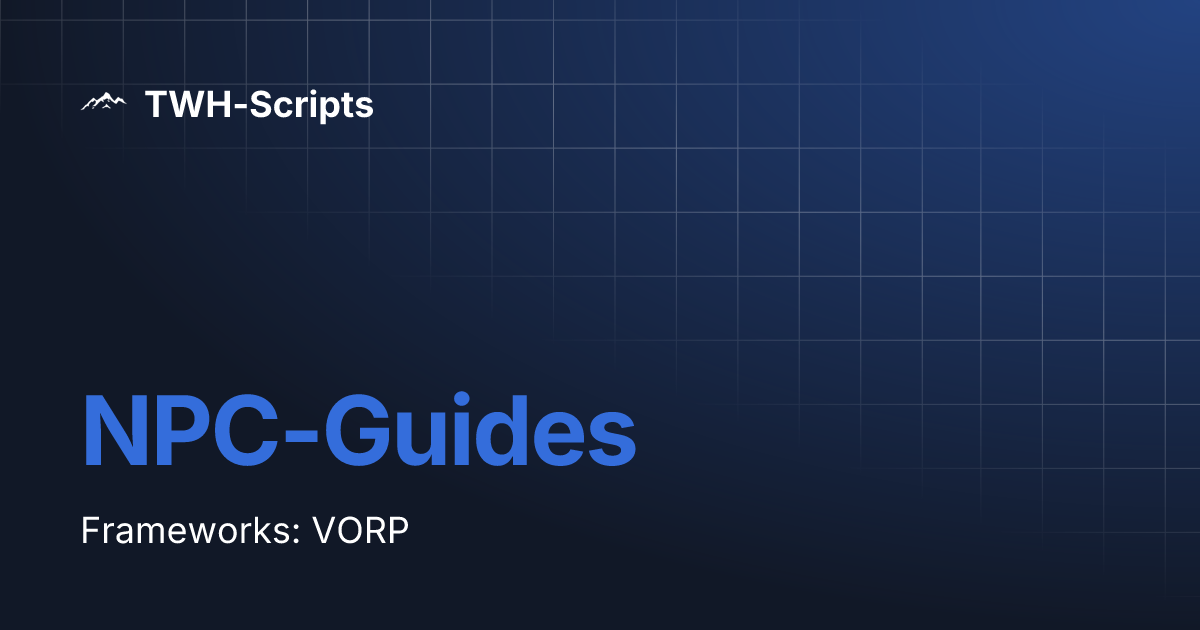 NPC-Guides | TWH-Scripts